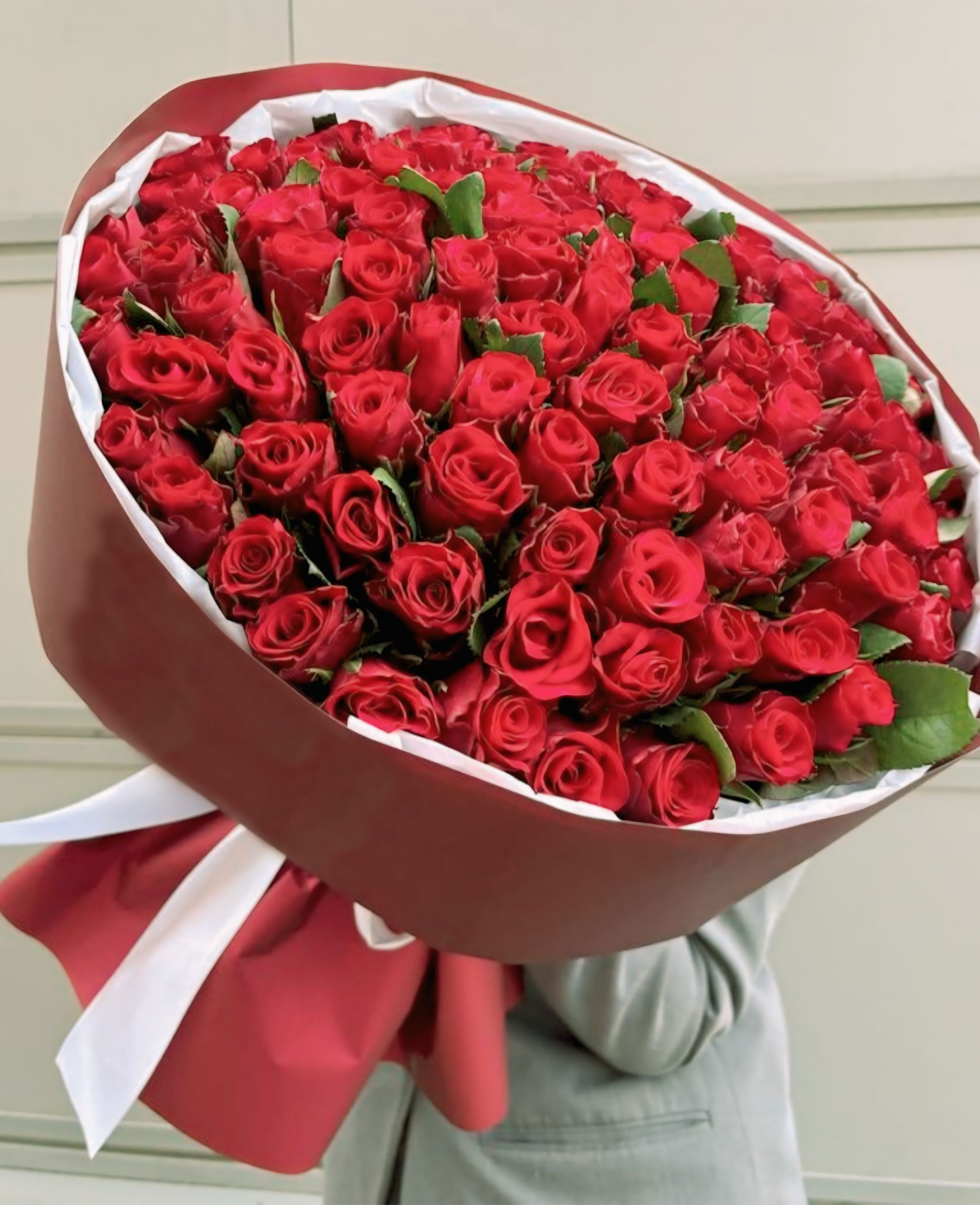 101 Red Rose Bouquet | Send Roses Online – CPlants
